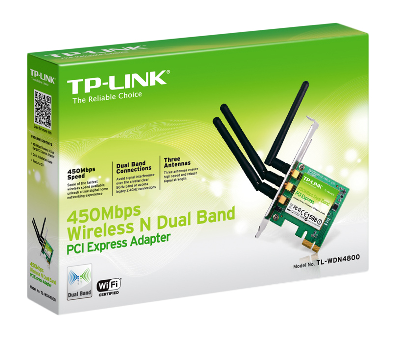 TP-Link TL-WDN4800 network card Internal WLAN 450 Mbit/s