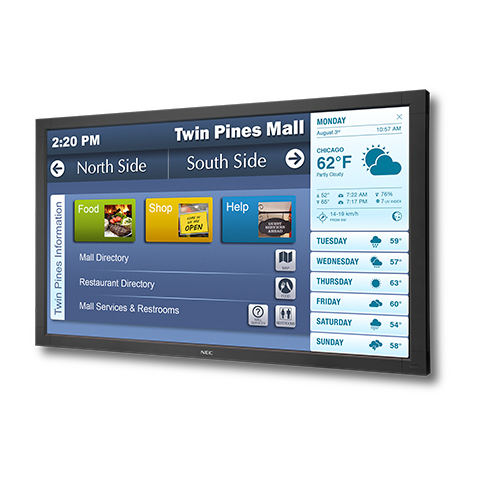 NEC MultiSync V423-TM Digital signage flat panel 42" LED Full HD Black