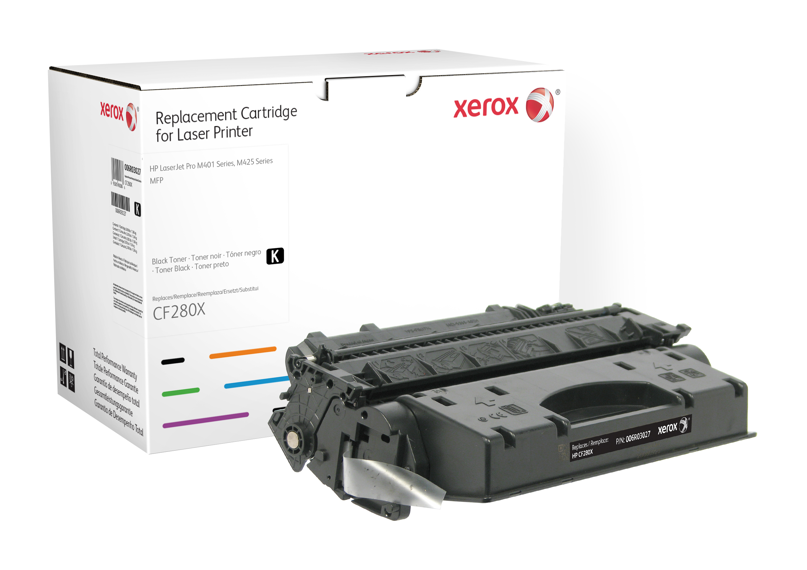 Xerox Black toner cartridge. Equivalent to HP CF280X. Compatible with ...