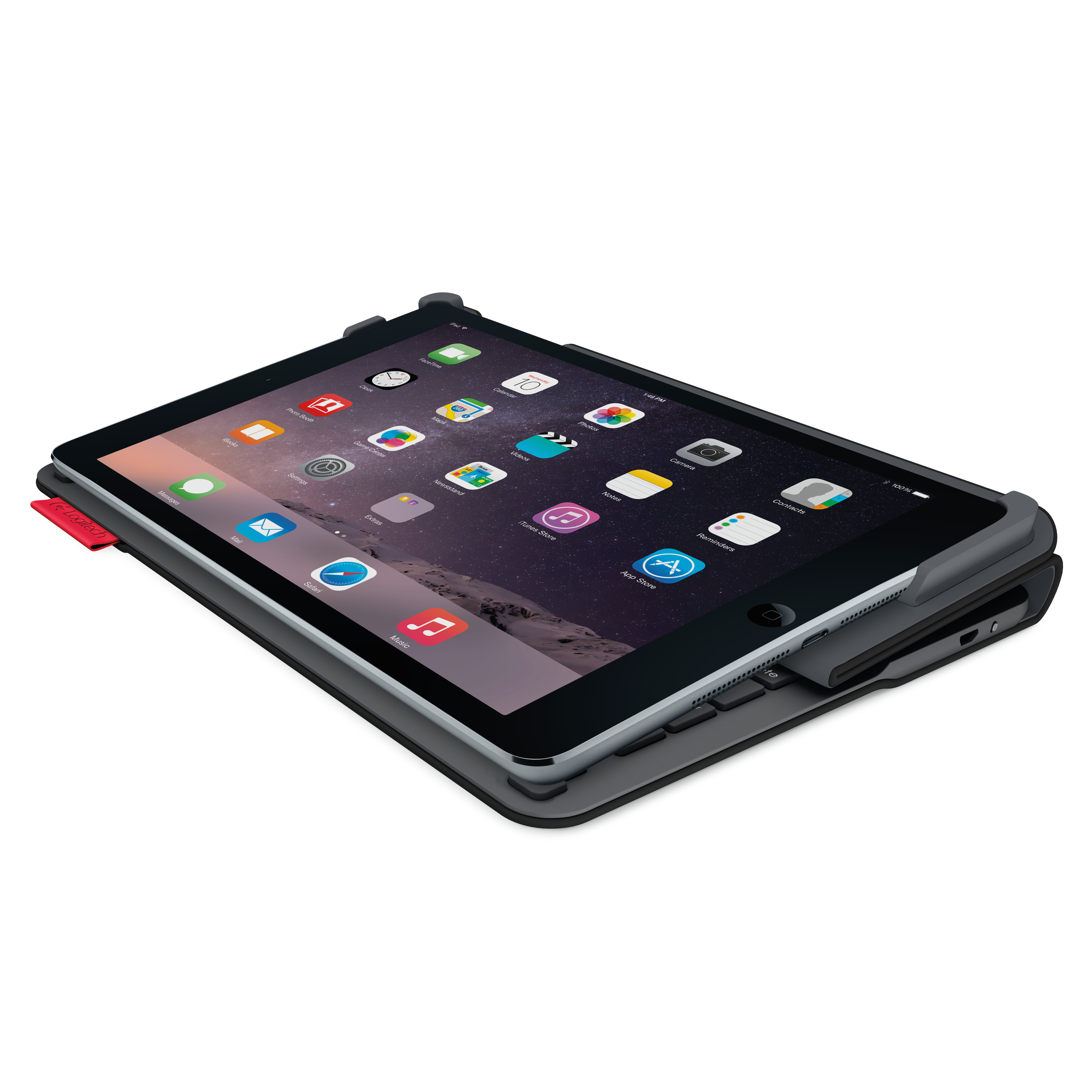 Logitech Type+ mobile device keyboard QWERTY Pan Nordic Black Bluetooth