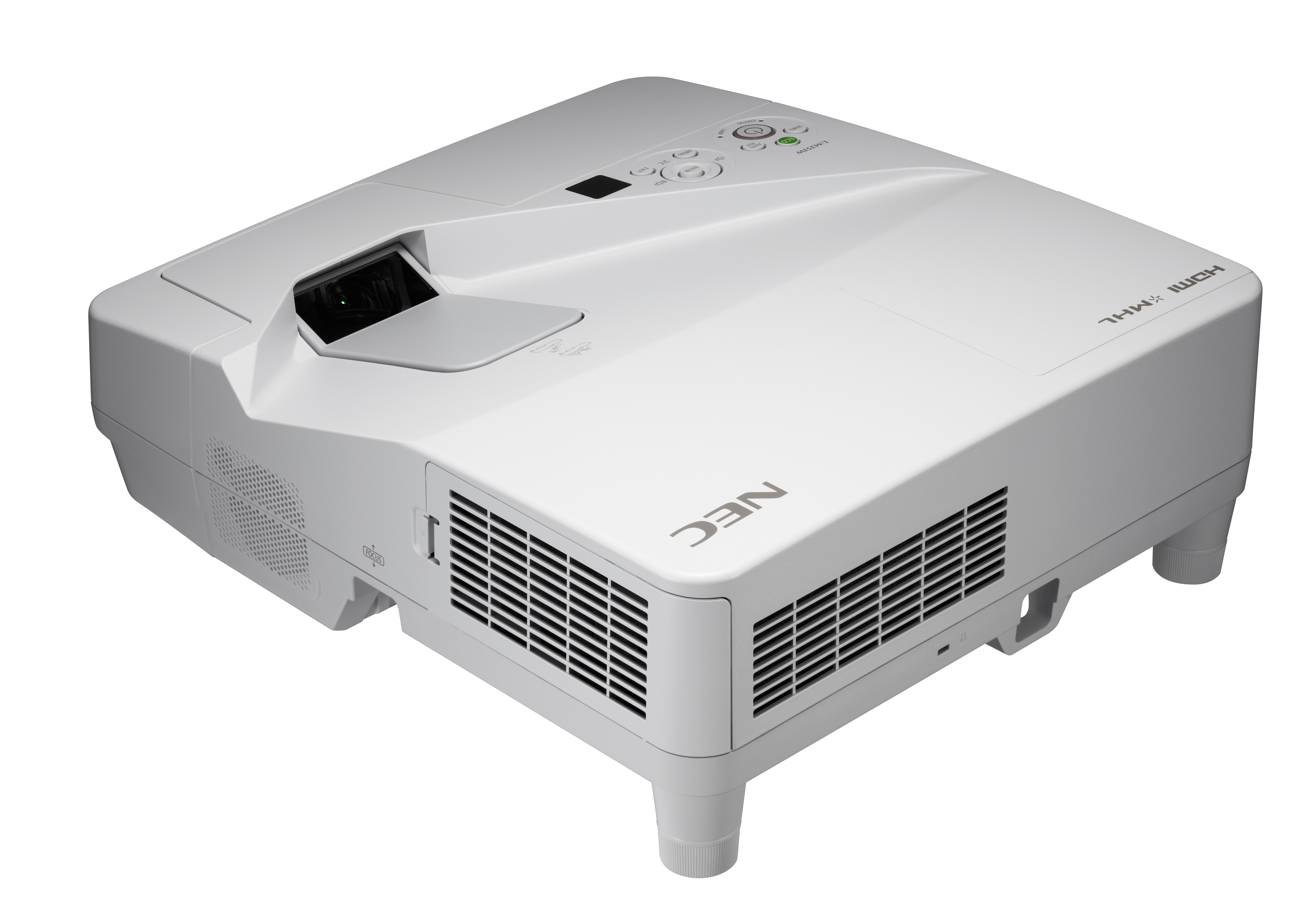NEC UM301W Ultra short throw projector 3000 ANSI lumens 3LCD WXGA ...