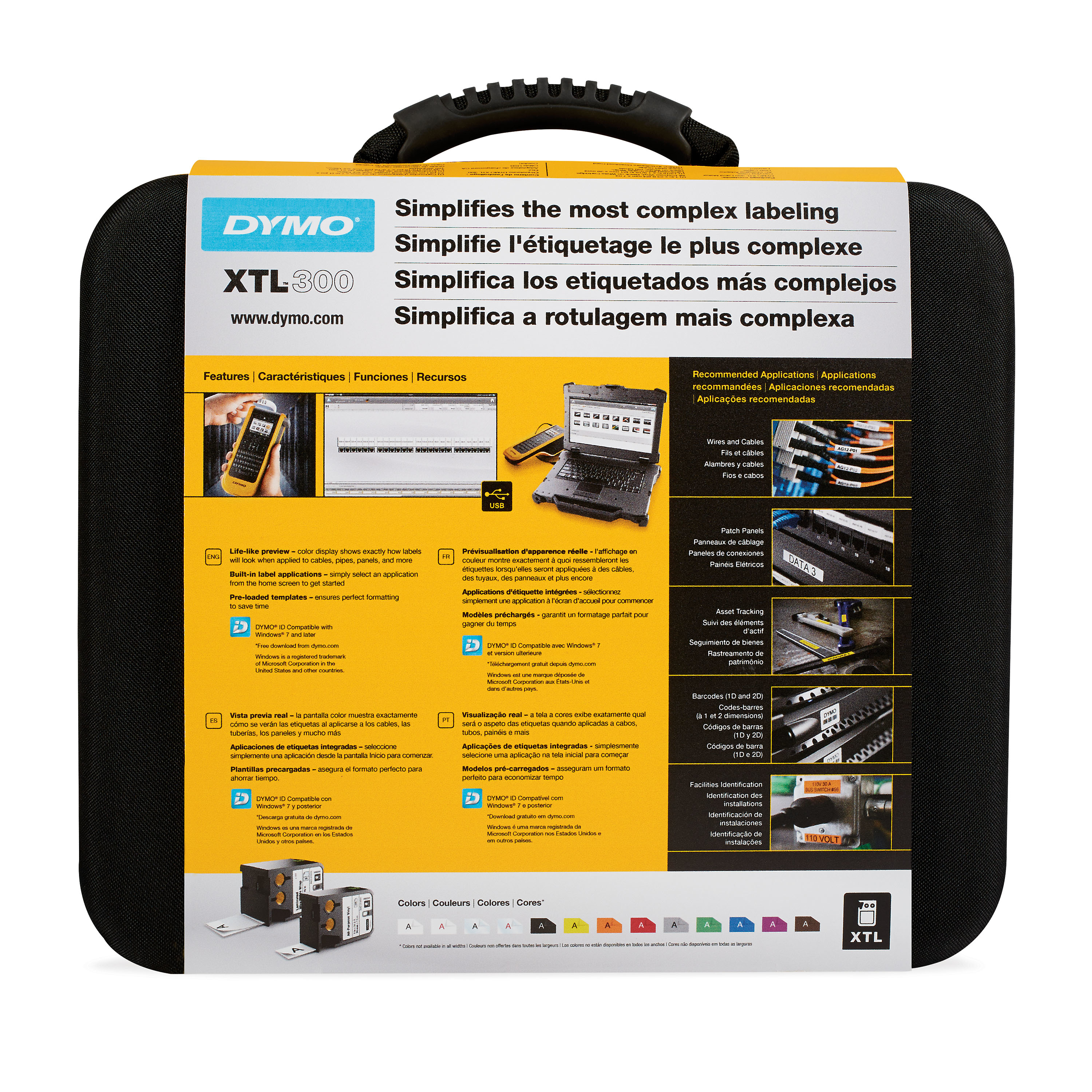 DYMO XTL 300 Kit label printer Thermal transfer 300 x 300 DPI Wired QWERTY