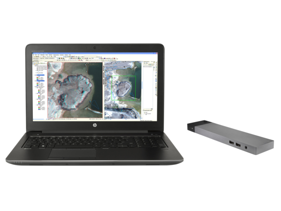 HP ZBook 17 G3 + 200W Thunderbolt 3 Dock Black Mobile workstation 43.9 ...