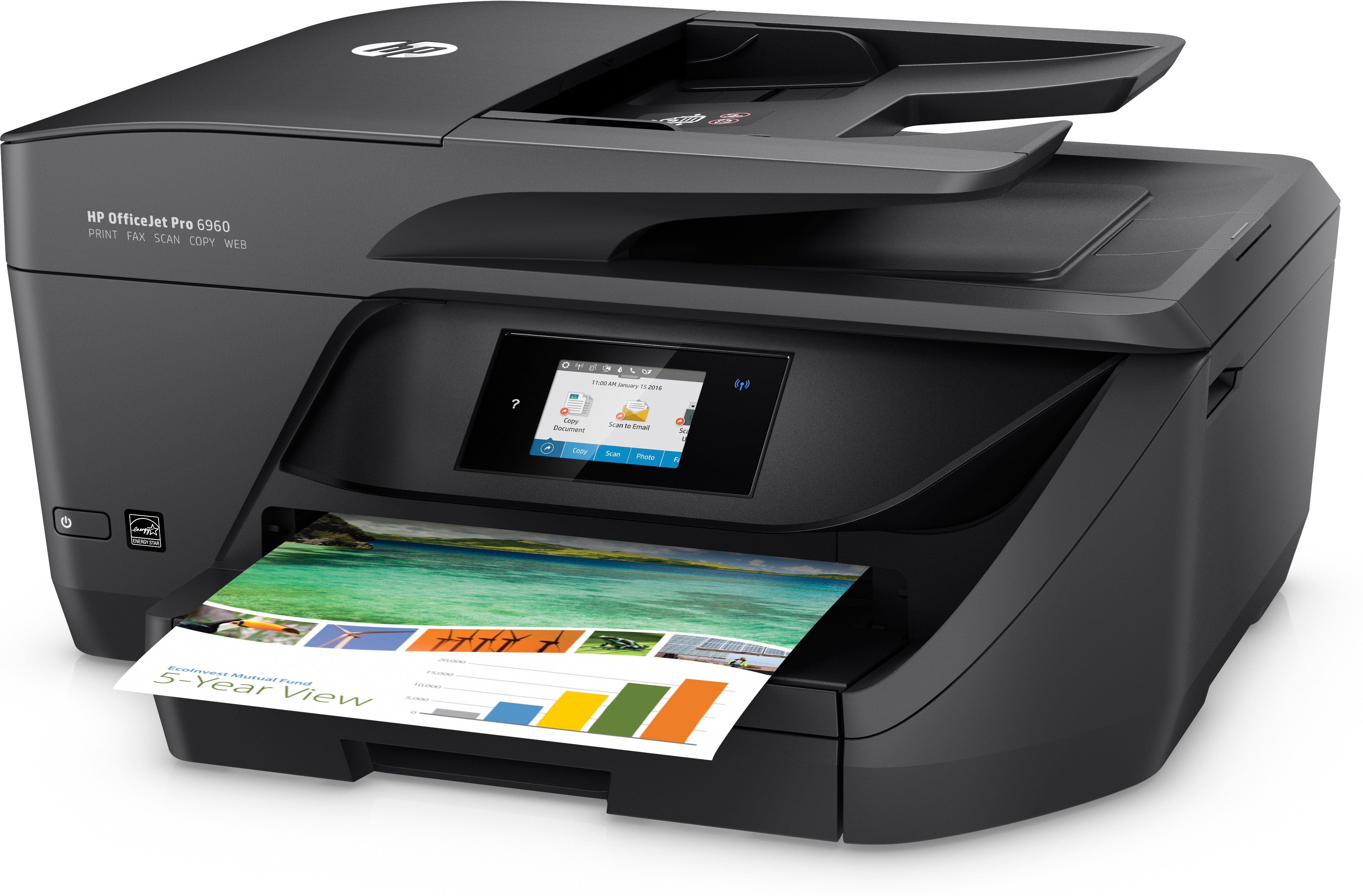 HP OfficeJet Pro 6960 Thermal Inkjet 600 x 1200 DPI 18 ppm A4 Wi-Fi