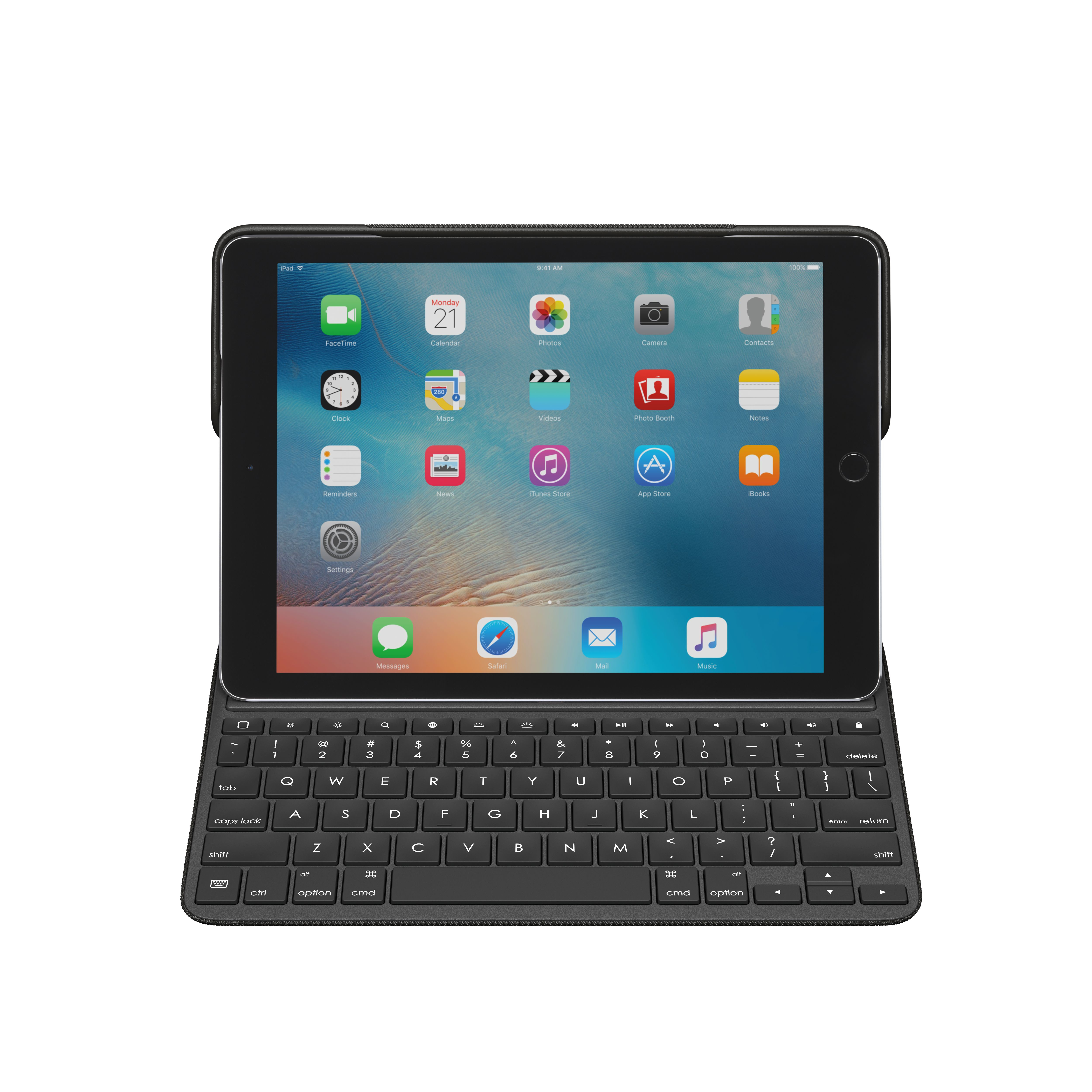 Logitech Create QWERTY Pan Nordic Black Smart Connector