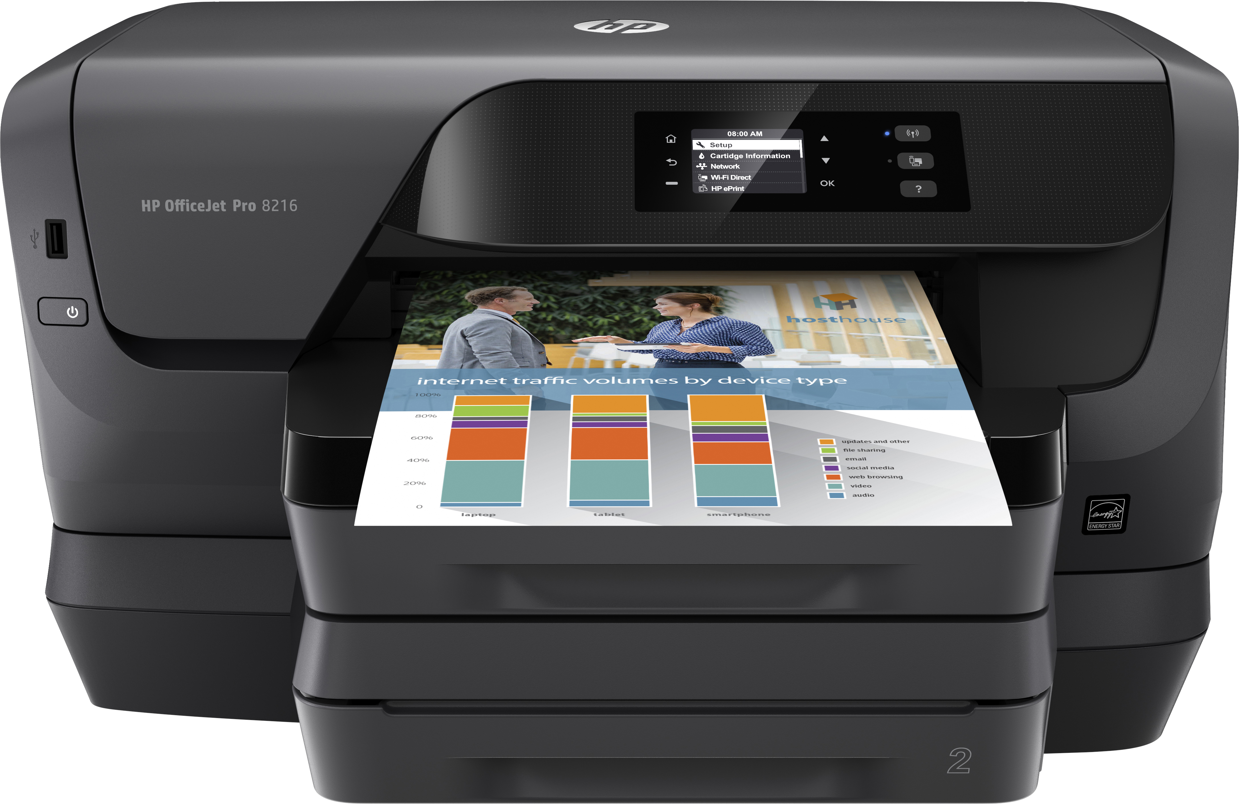HP OfficeJet Pro 8218 inkjet printer Colour 2400 x 1200 DPI A4 Wi-Fi