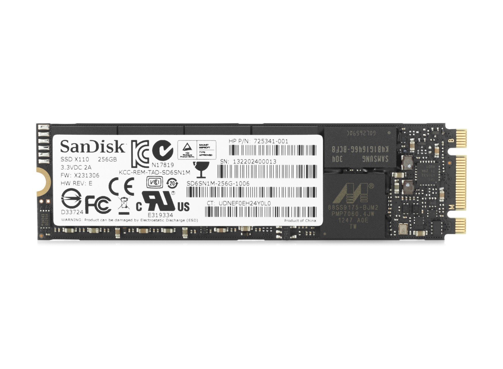 HP 256 GB TLC PCIe 3x4 NVMe M.2 Solid State Drive