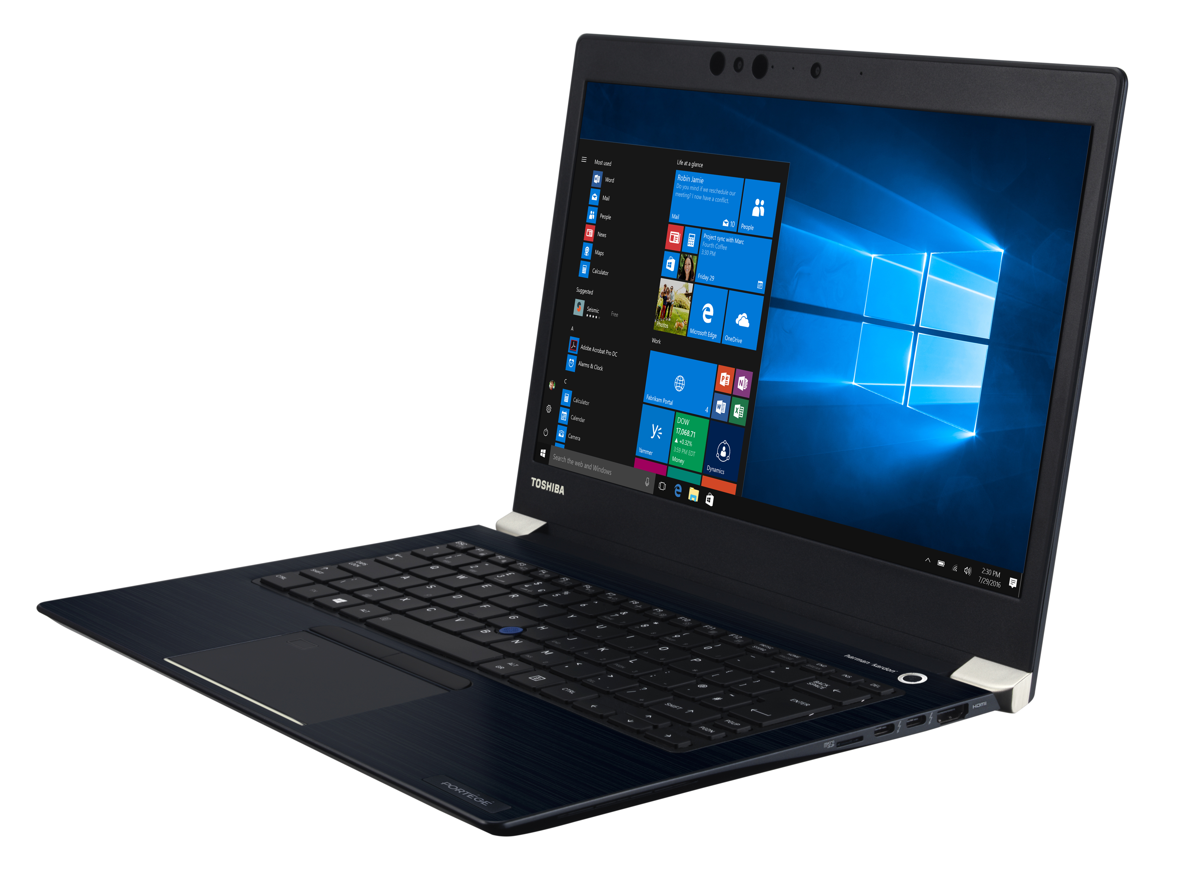 Toshiba Portégé X30-D-10J Blue Notebook 33.8 cm (13.3") 1920 x 1080 ...