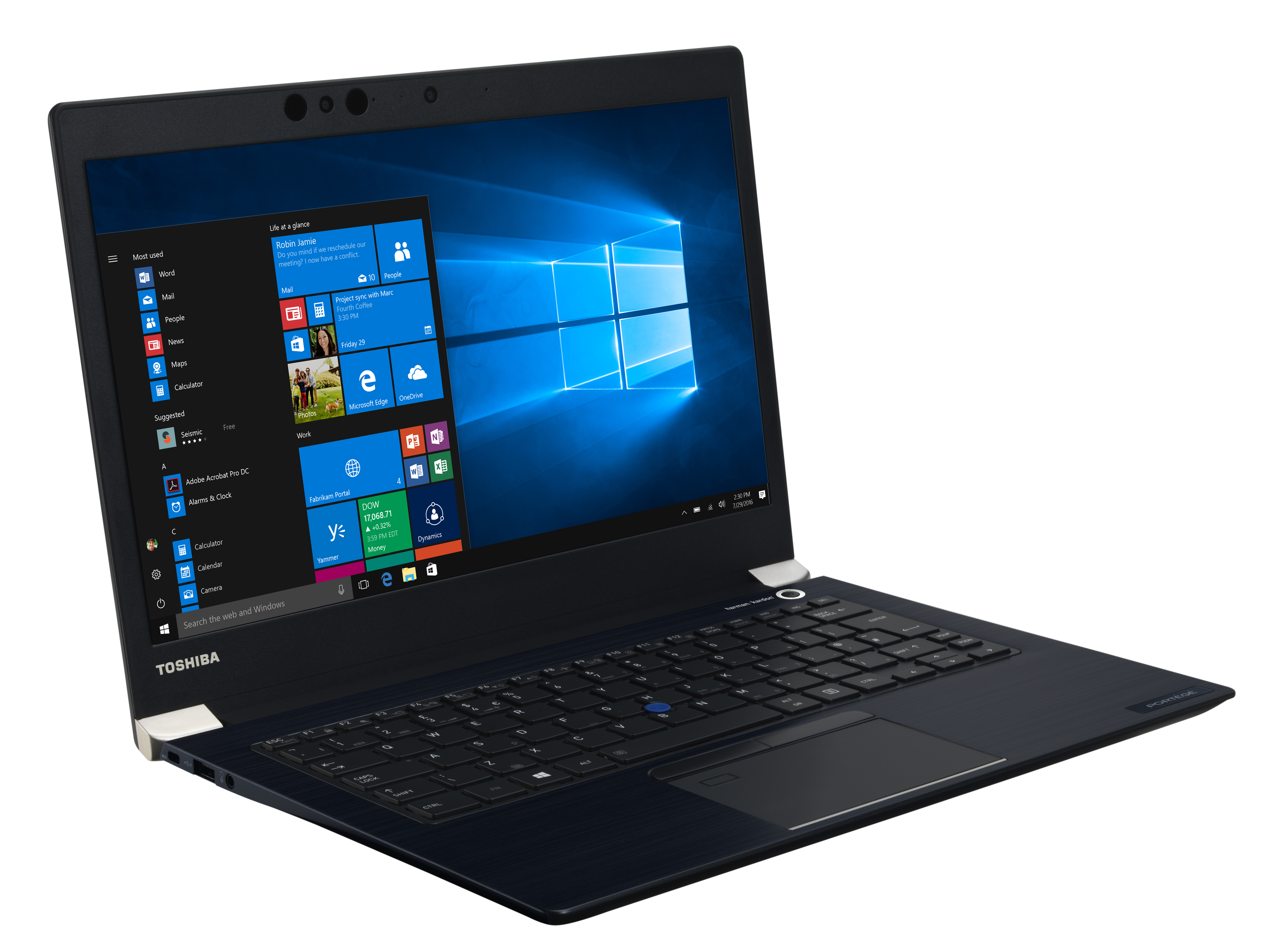 Toshiba Portégé X30-D-10L Blue Notebook 33.8 cm (13.3") 1920 x 1080 ...