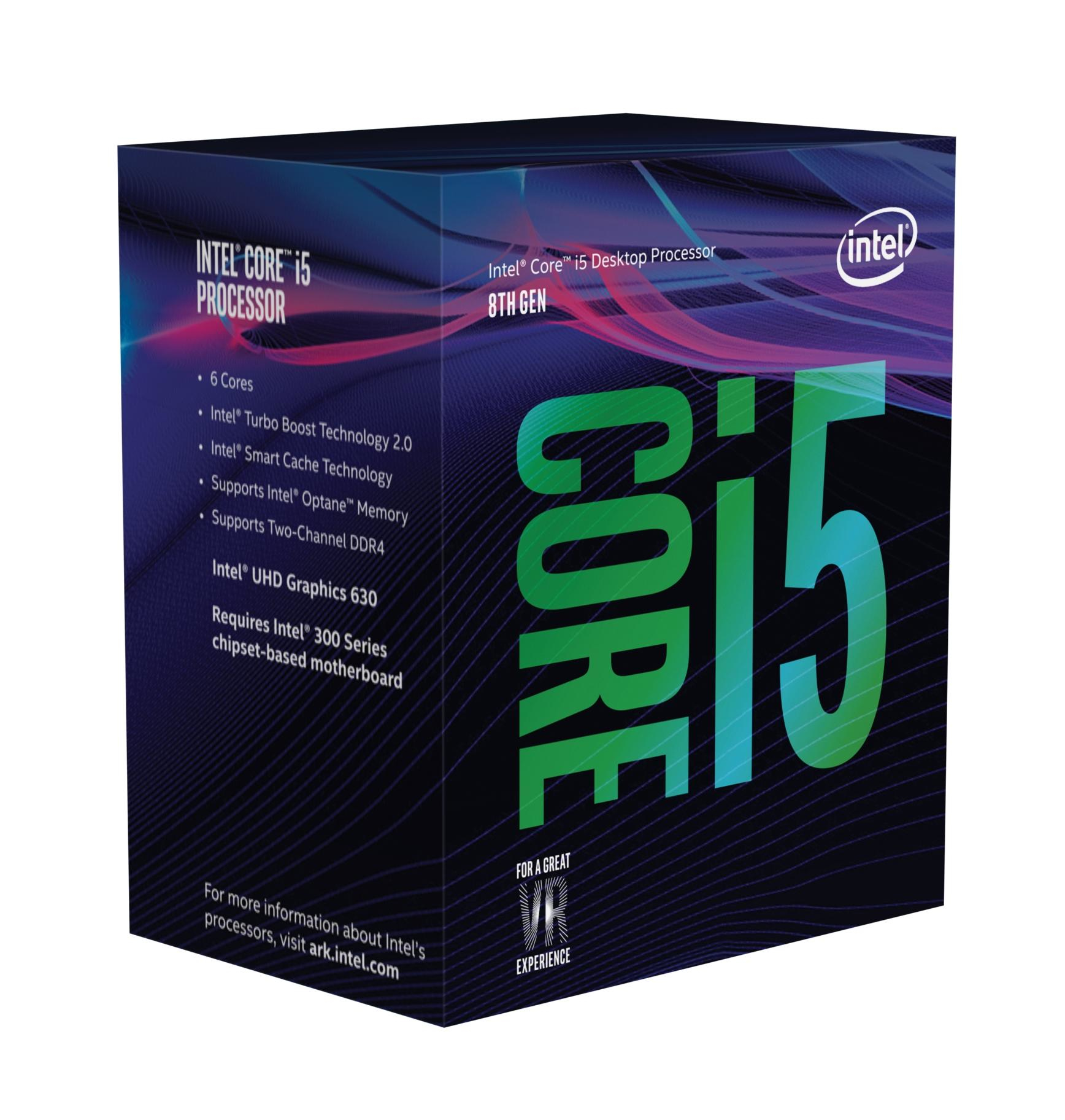 Intel Core i5-8500 processor 3 GHz 9 MB Smart Cache Box