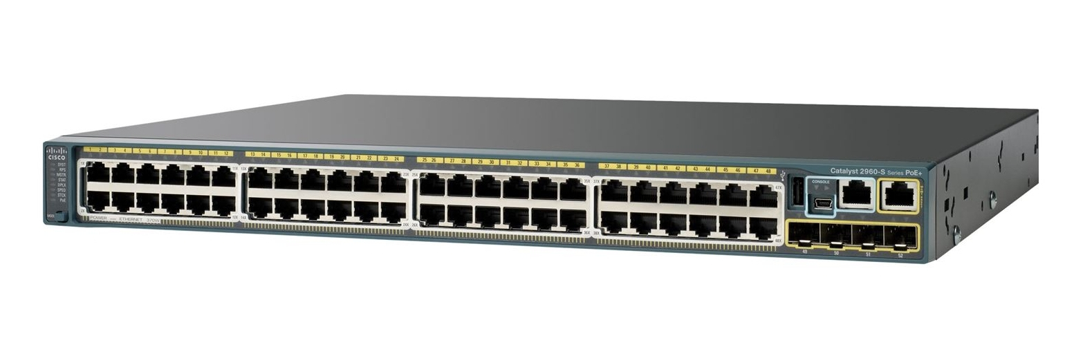 Cisco Catalyst 2960-S Managed L2 Gigabit Ethernet (10/100/1000) Power ...