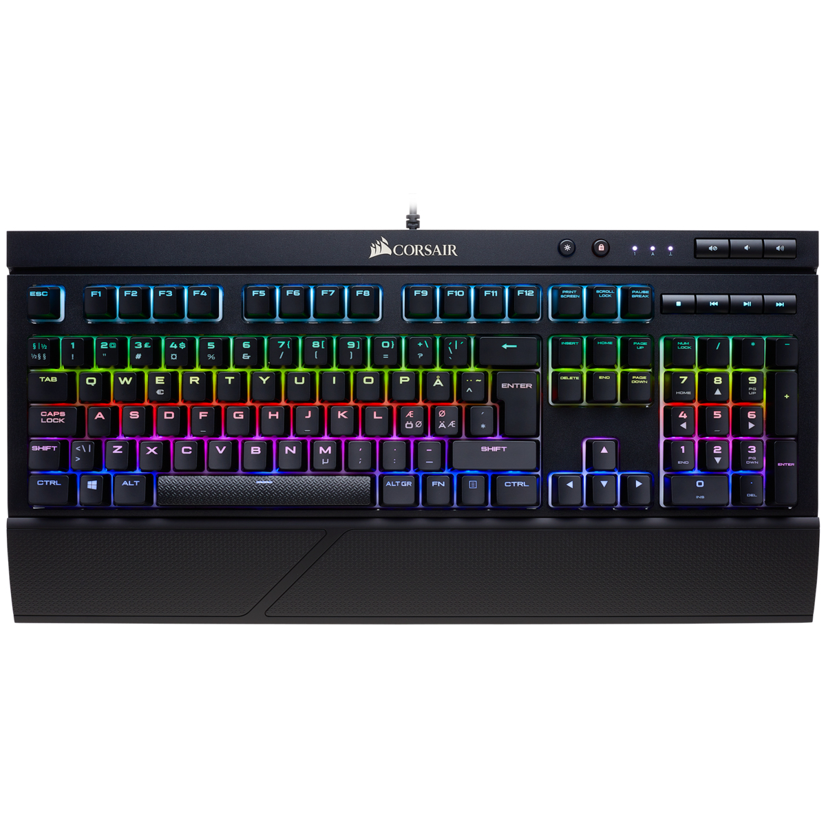 Corsair K68 RGB keyboard USB Black