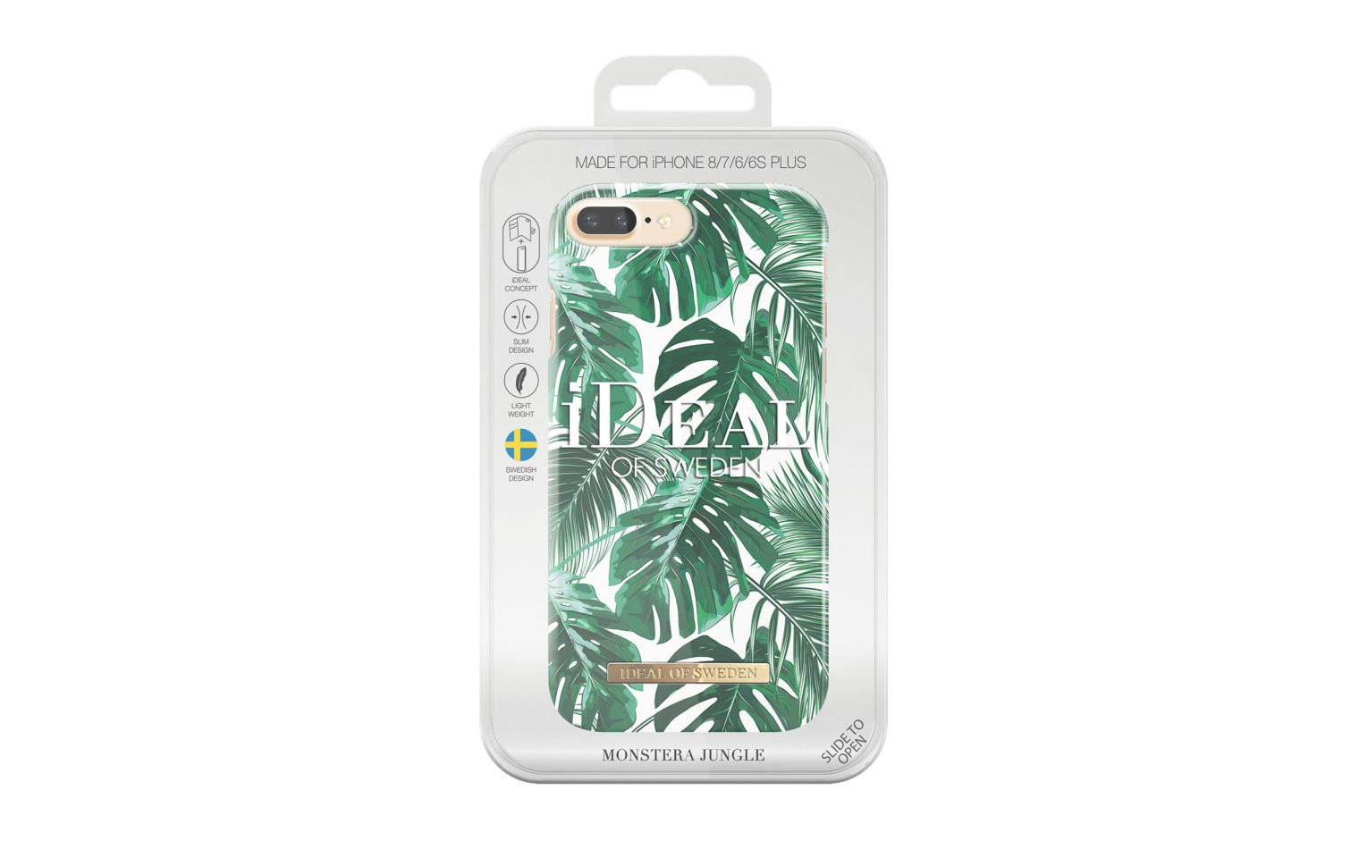 iDeal of Sweden Fashion mobile phone case 14 cm (5.5") Cover Green, White