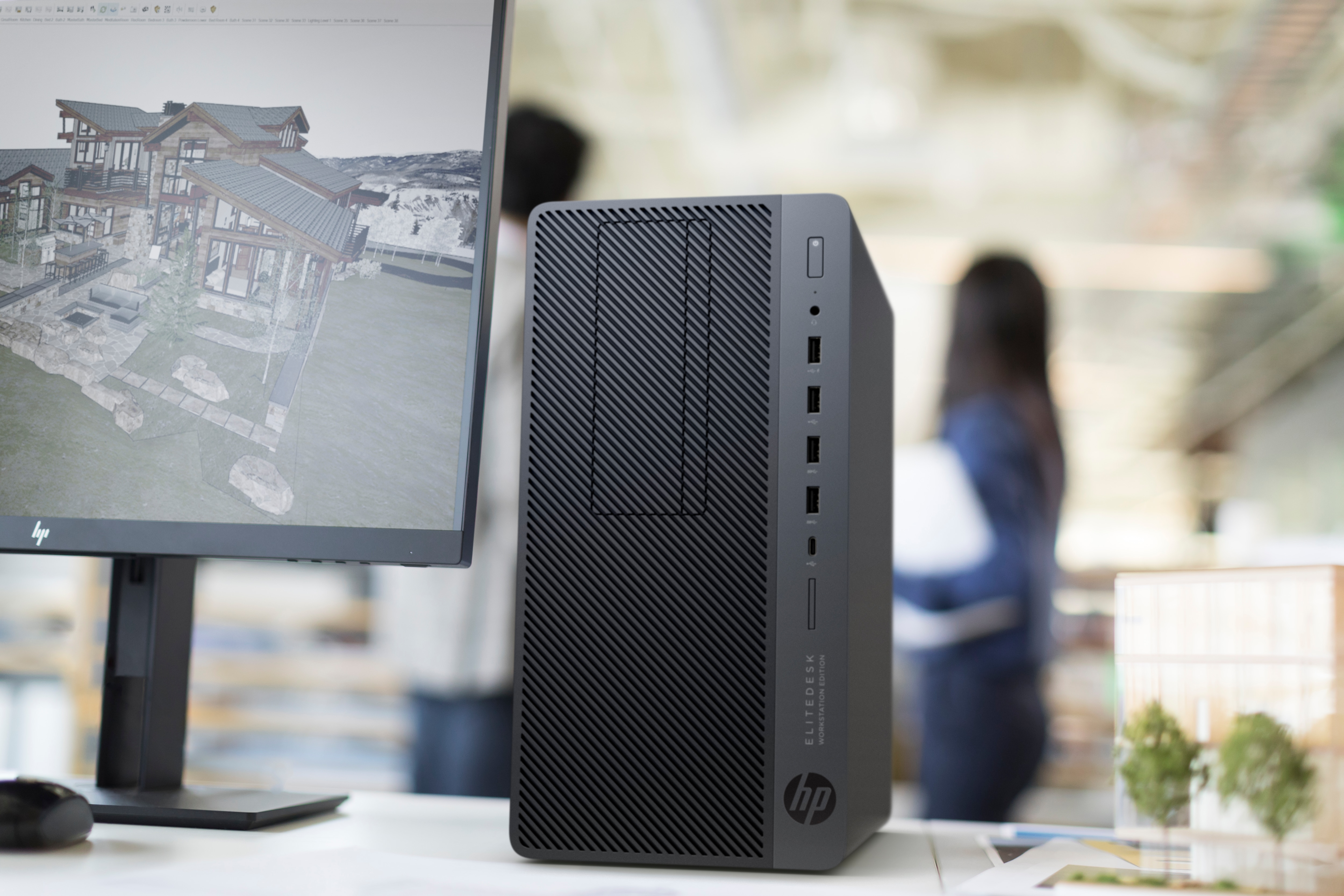 HP EliteDesk 705 G4 2nd Generation AMD Ryzen™ 7 2700X 16 GB DDR4-SDRAM ...