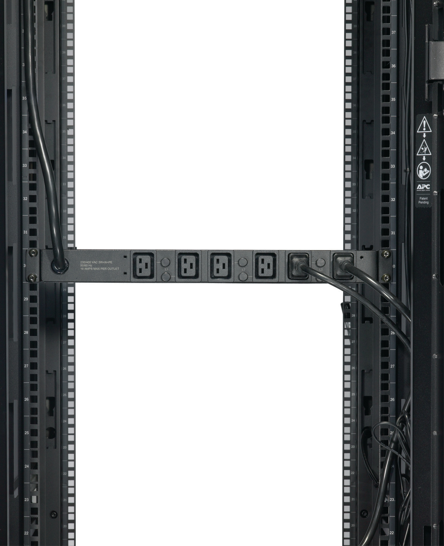 APC Rack PDU Basic 1U 22kW 400V C19