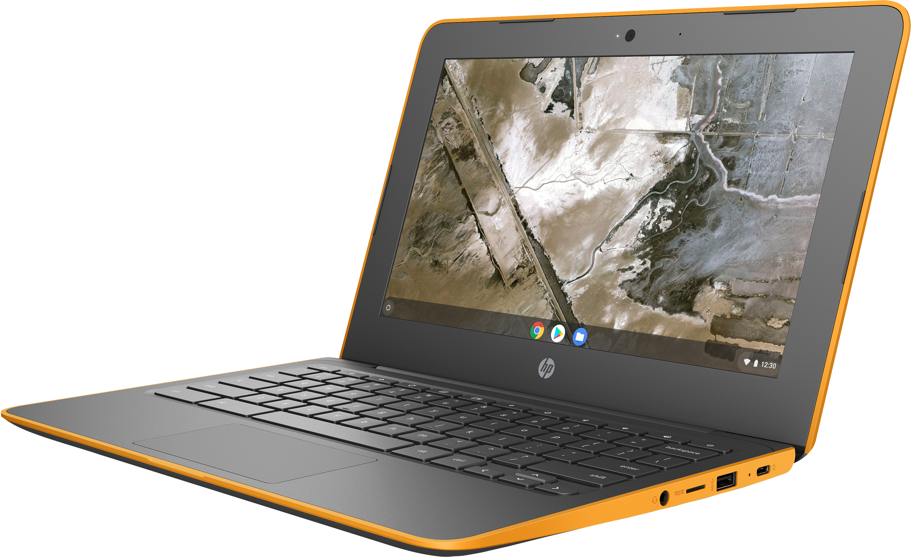 HP Chromebook 11A G6 EE Grey,Orange 29.5 cm (11.6") 1366 x 768 pixels ...