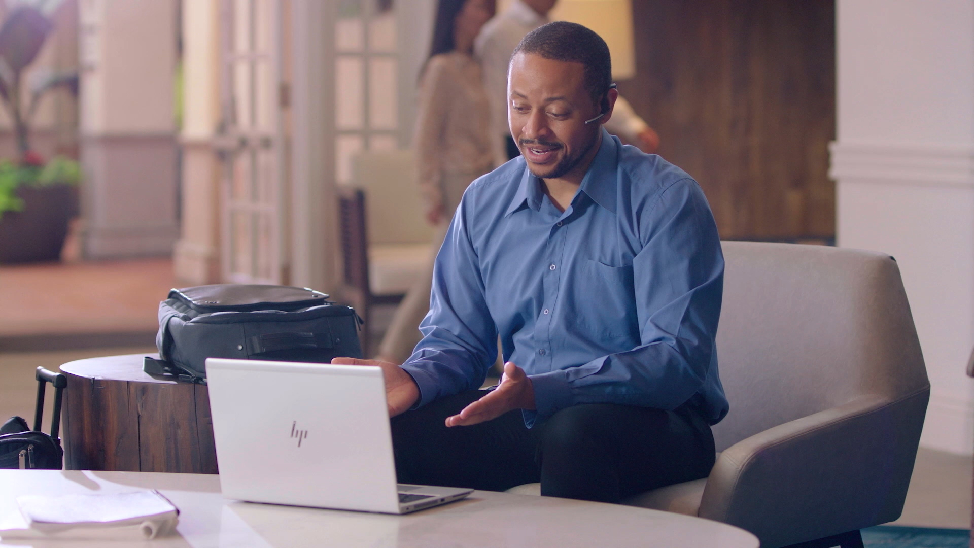 HP Mobile Thin Client mt45 Silver 35.6 cm (14") 1920 x 1080 pixels AMD ...