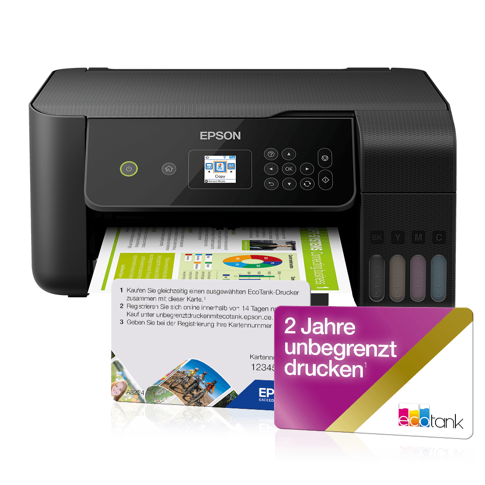 Epson EcoTank ET-2720 Inkjet 5760 x 1440 DPI 33 ppm A4 Wi-Fi