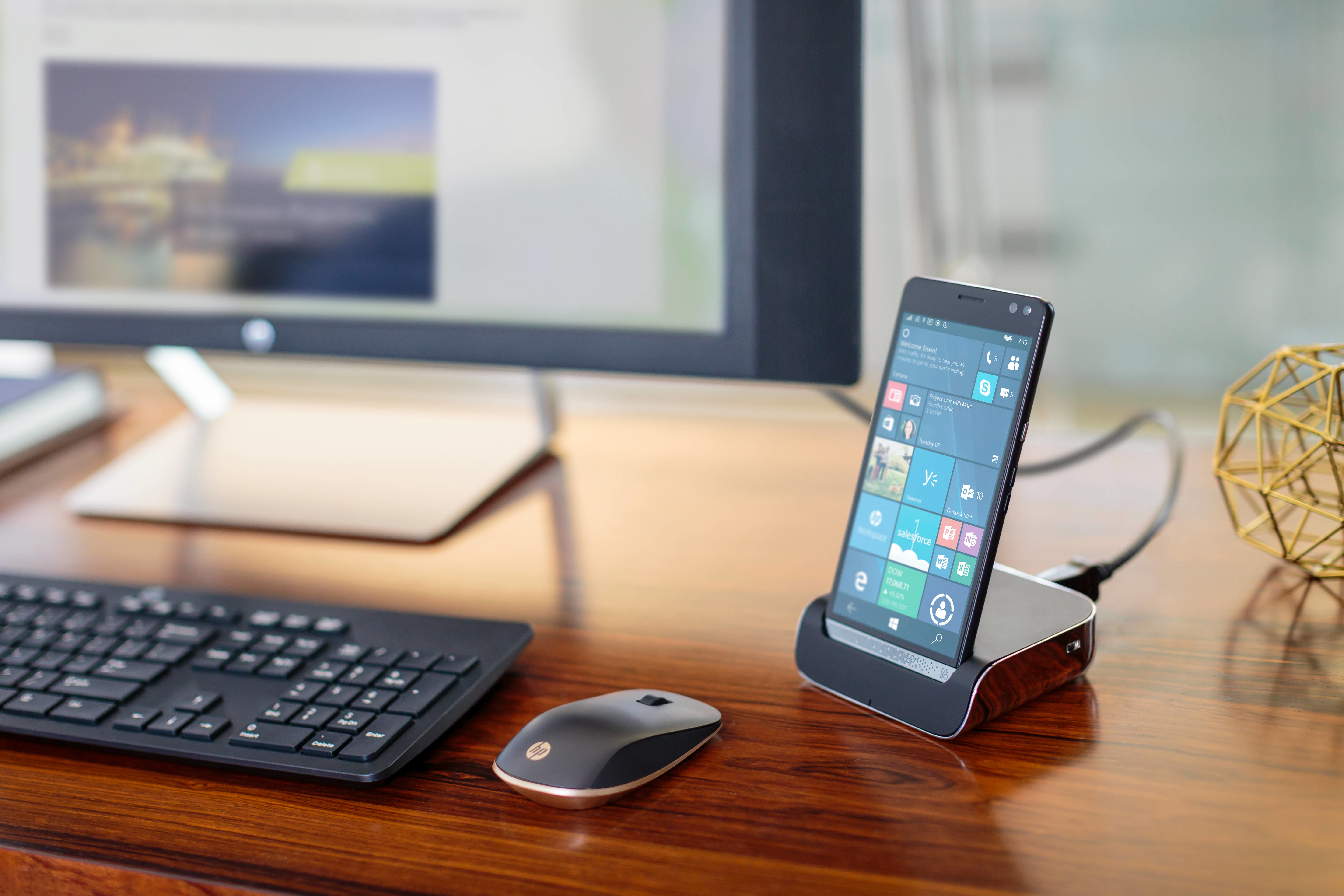 HP Elite x3 Desk Dock mobile device dock station
